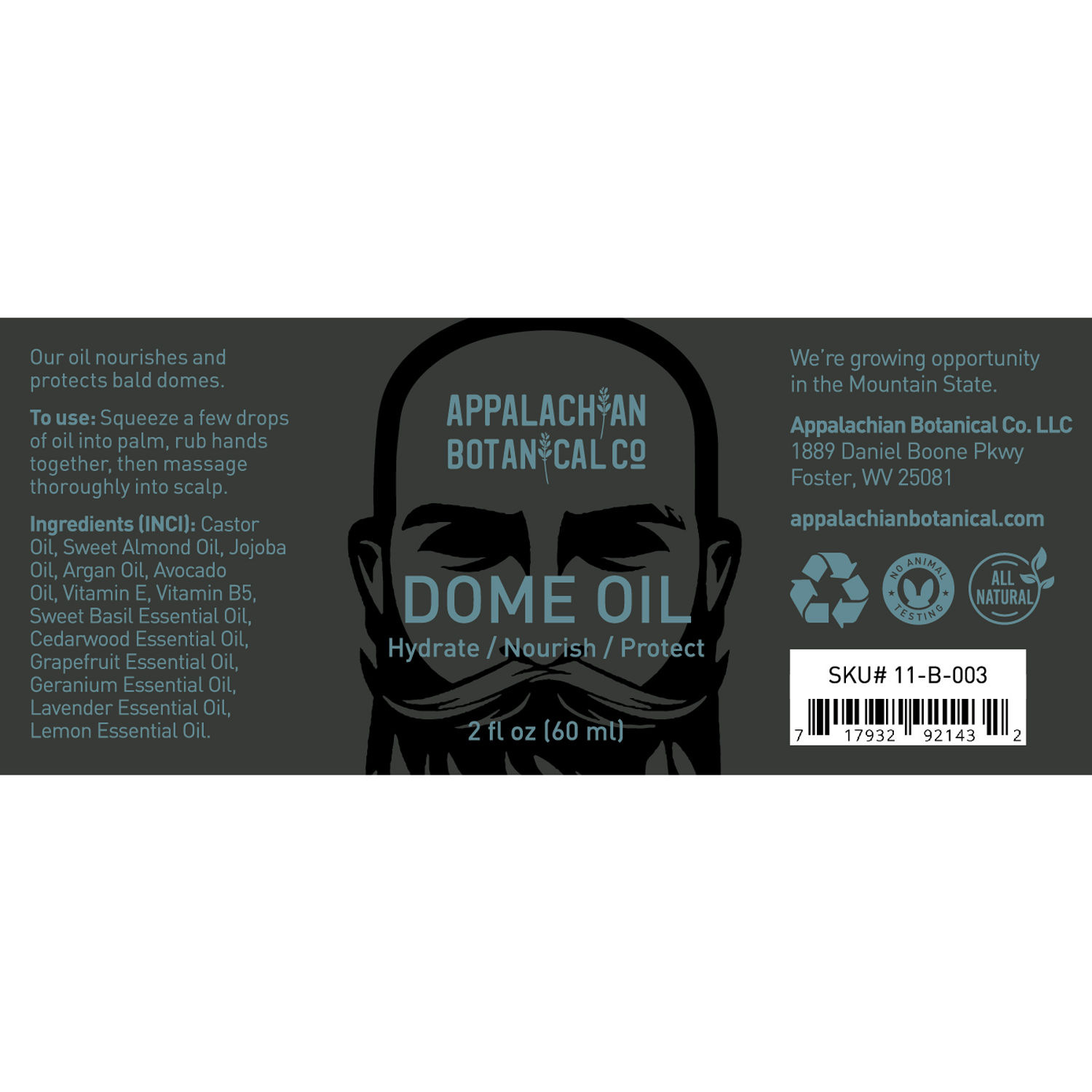 Dome Oil / 2 fl oz – Appalachian Botanical Co.