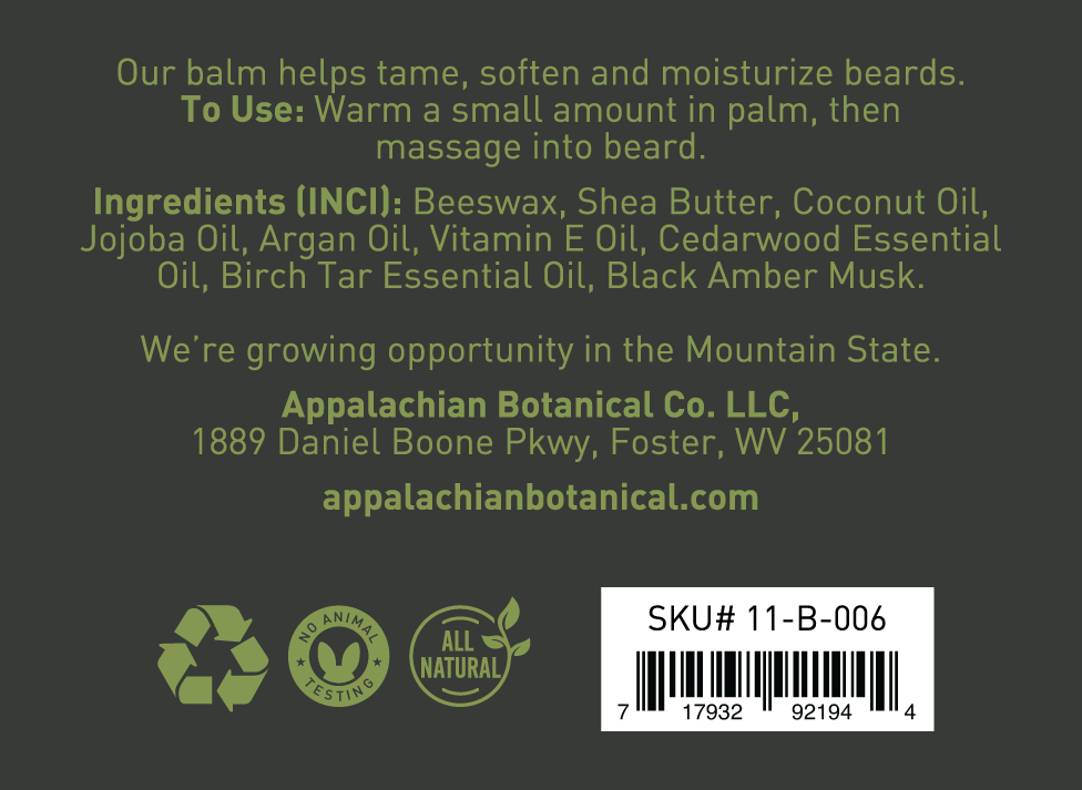 Beard Balm – Appalachian Botanical Co.